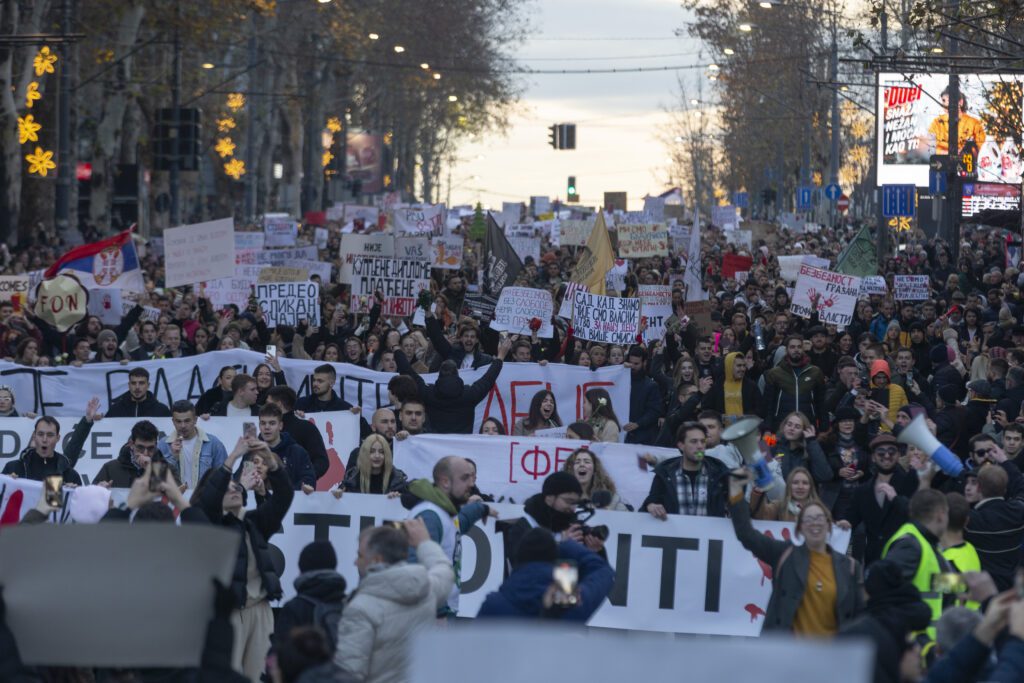 Studentske blokade i protesti u Beogradu, Novom Sadu i Čačku - Gradski ...