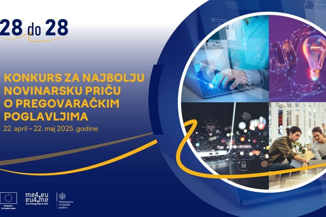 Otvoren konkurs za najbolju novinarsku priču o pregovaračkim poglavljima: Rok za prijavu 22. maj ...