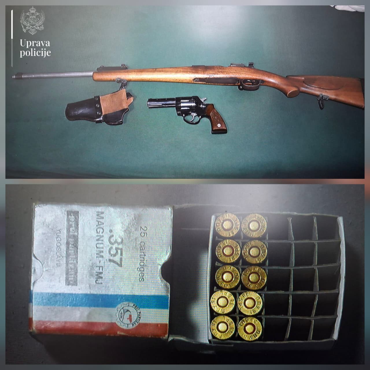Barska policija pretresom pronašla revolver, pušku i municiju u ...